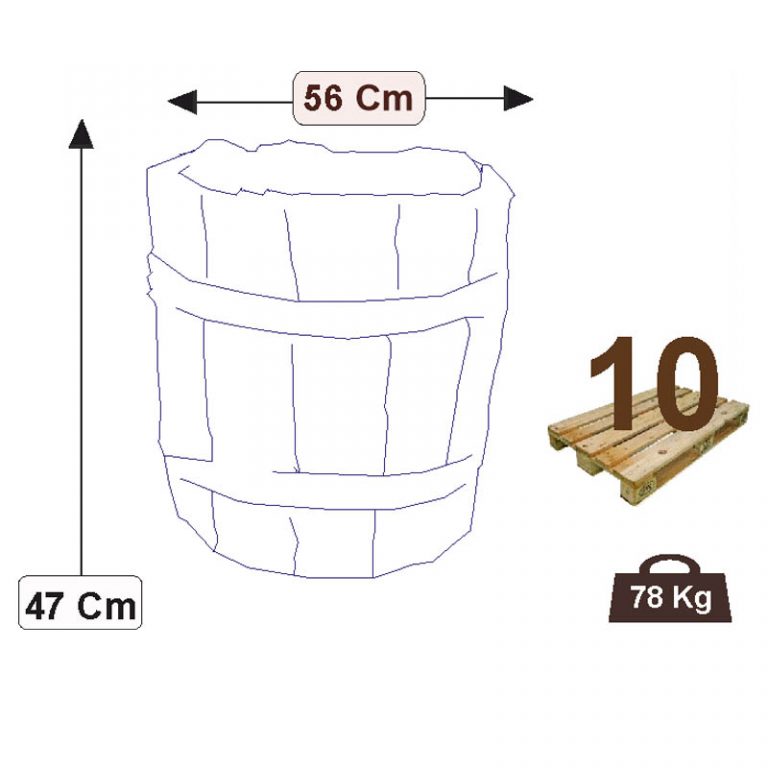 Tonel de Madera - DEGARDEN